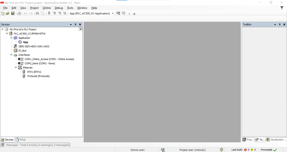 AC500 PLC从入门到实践【第1讲】开启第一个AC500-eCo PLC项目 - 哔哩哔哩