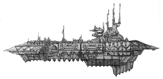 战锤40k：战锤世界观全种族太空舰船图表（人类帝国、混沌） - 哔哩哔哩
