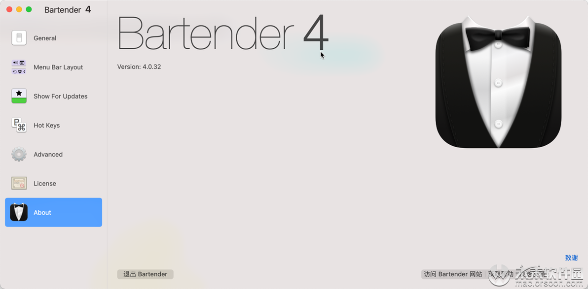 首发！Bartender 4.0.32 中文汉化版 (方便的管理菜单栏图标) - 哔哩哔哩