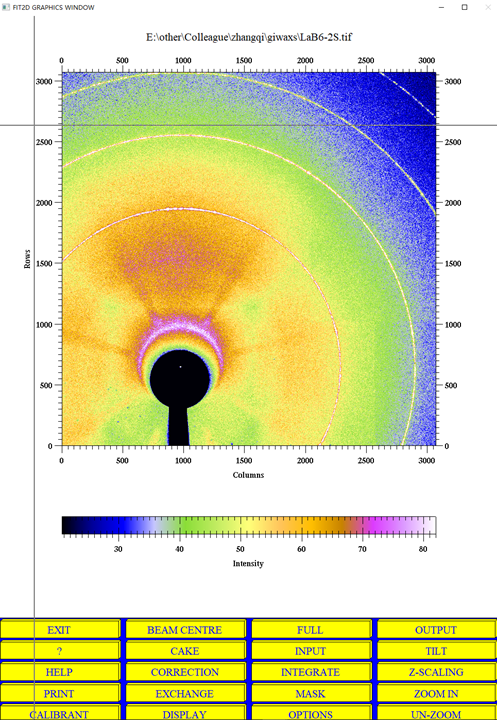 GIWAXS处理：FIT2D篇 - 哔哩哔哩