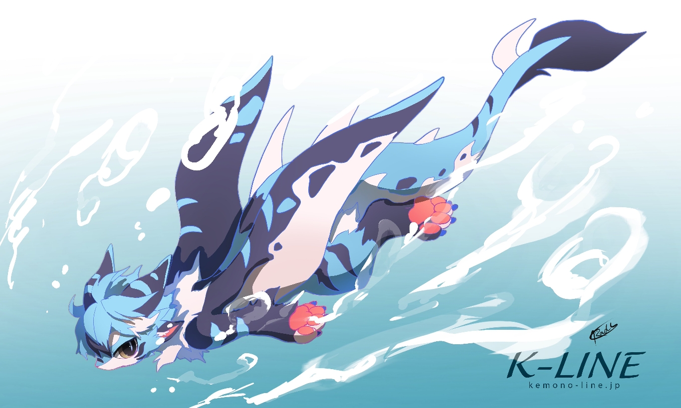 外网搬运K-Line-Radywolf的作品（精选：水中のRufen） - 哔哩哔哩