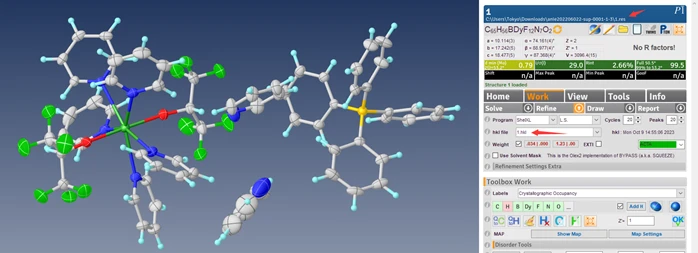 提取CIF中的hkl和res文件 - 哔哩哔哩