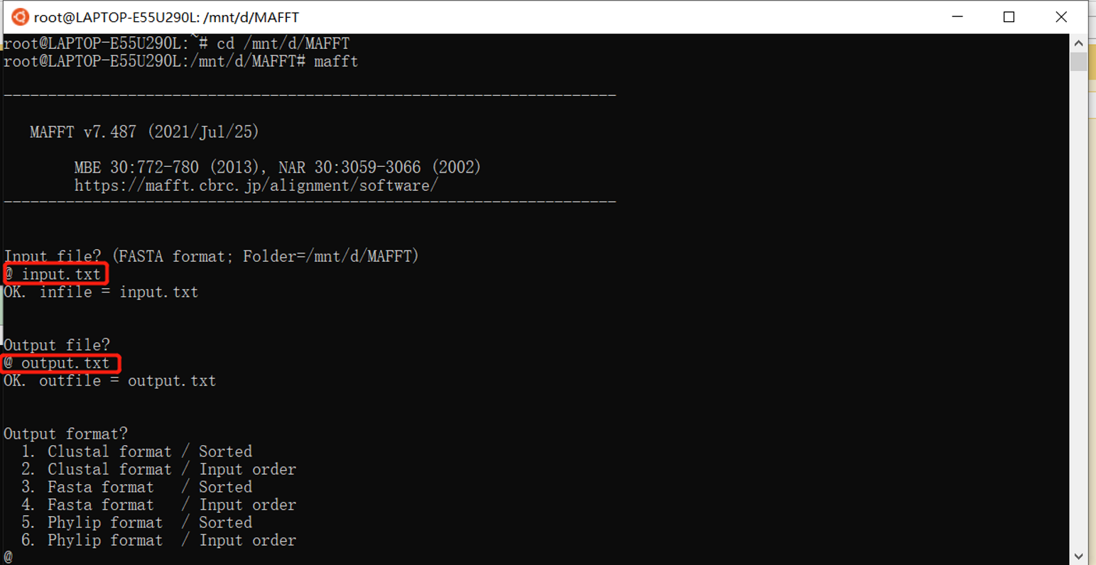 如何使用MAFFT v7.487进行多重序列比对（含windows系统安装步骤） - 哔哩哔哩