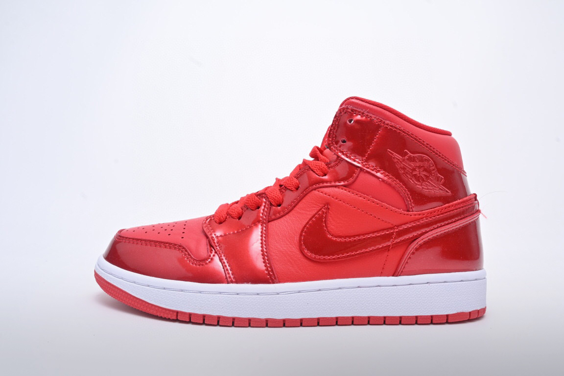 乔丹 Air Jordan 1 Mid Red Pomegranate 红石榴运动鞋 - 哔哩哔哩