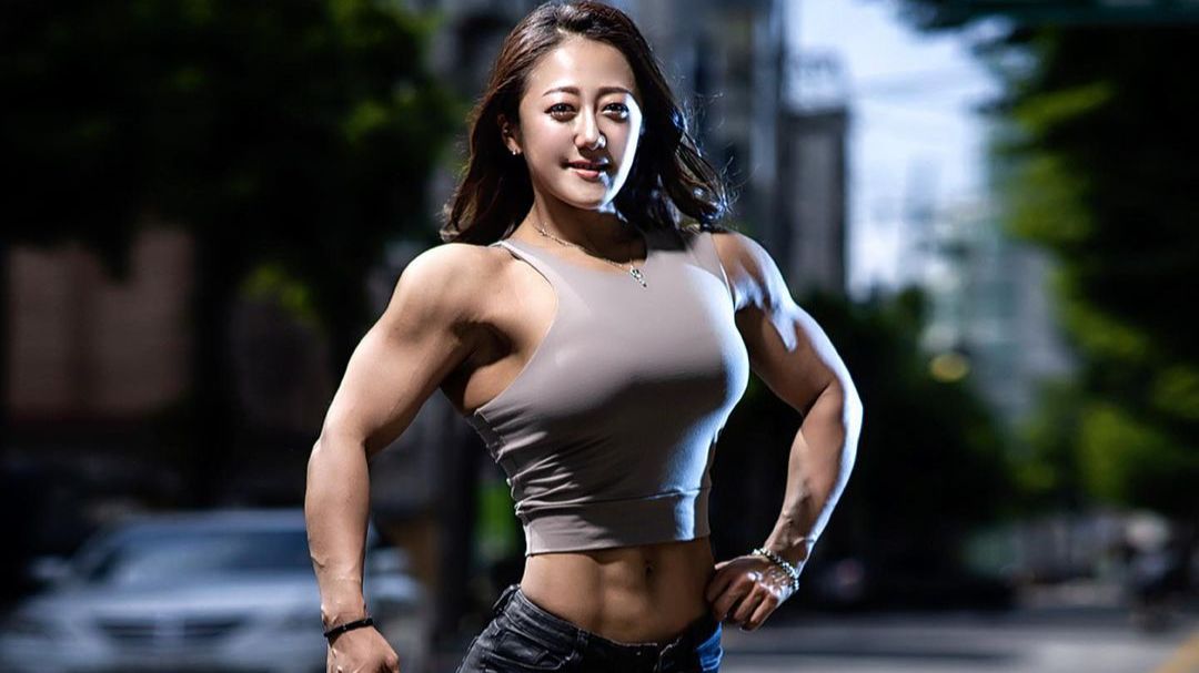 体格宽厚，肉量充沛，韩国金刚芭比---Moon Jung A - 哔哩哔哩