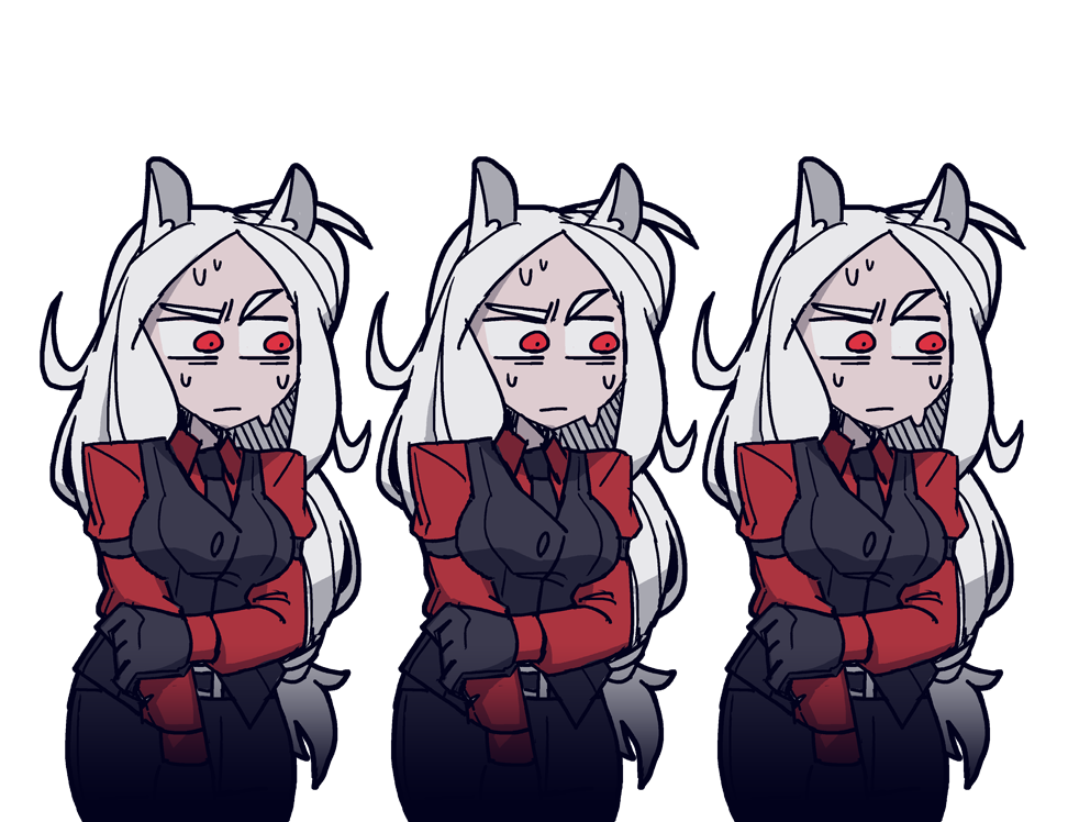 【Helltaker】作者游戏立绘 - 哔哩哔哩