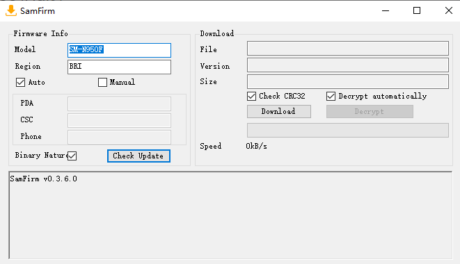使用SamFirm高速下载最新三星官方固件 - 哔哩哔哩