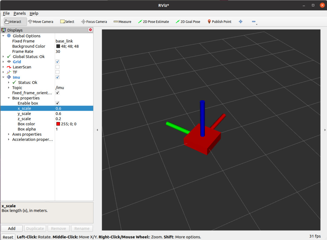 OriginBot智能机器人开源套件| 12.IMU驱动与可视化 - 哔哩哔哩
