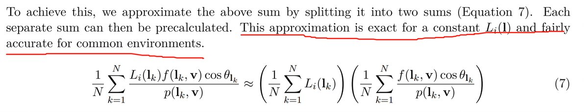 Split Sum Approximation误差解读 - 哔哩哔哩