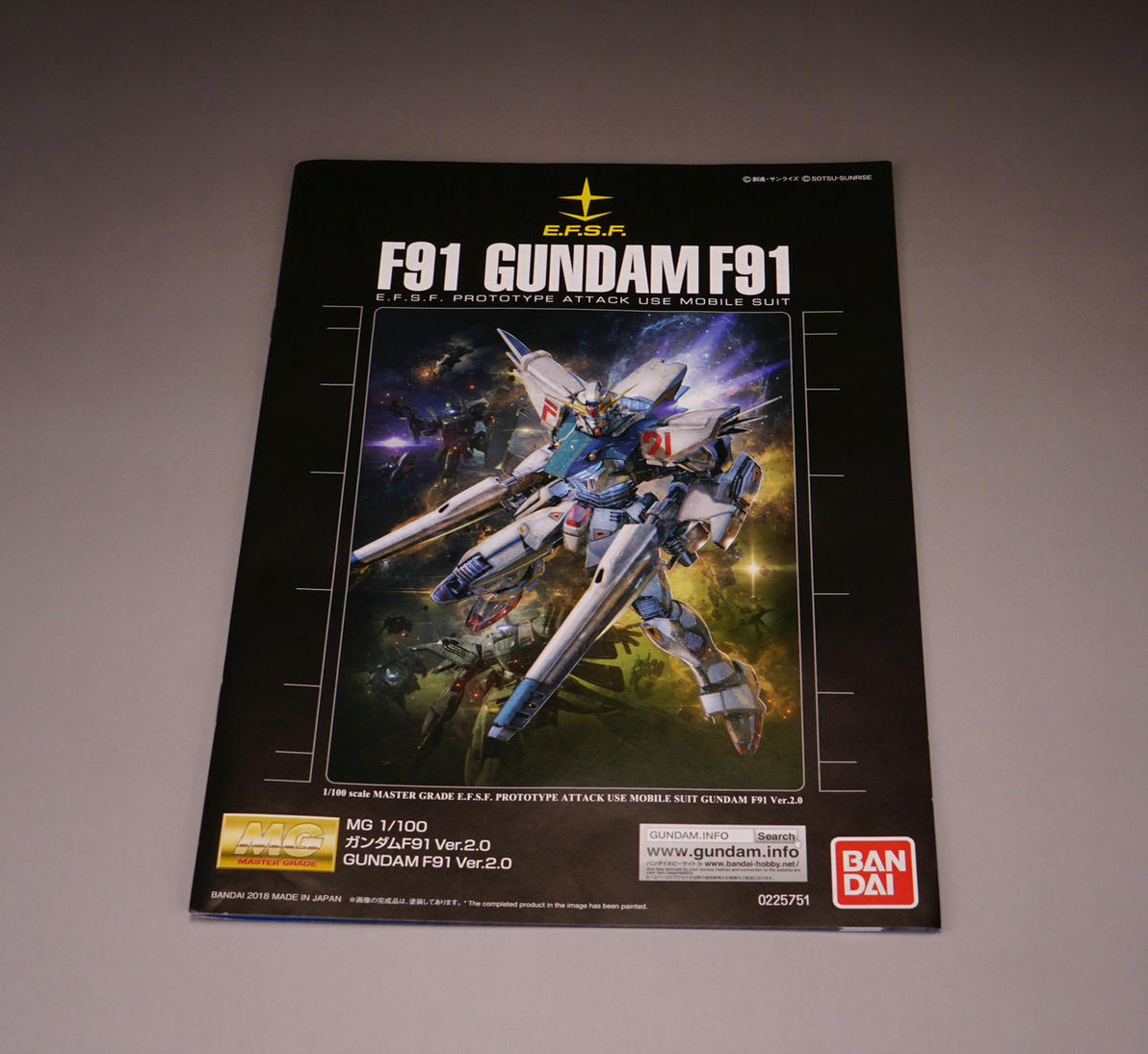 【评测】万代 MG F91 2.0Ver. 高达模型 - 哔哩哔哩