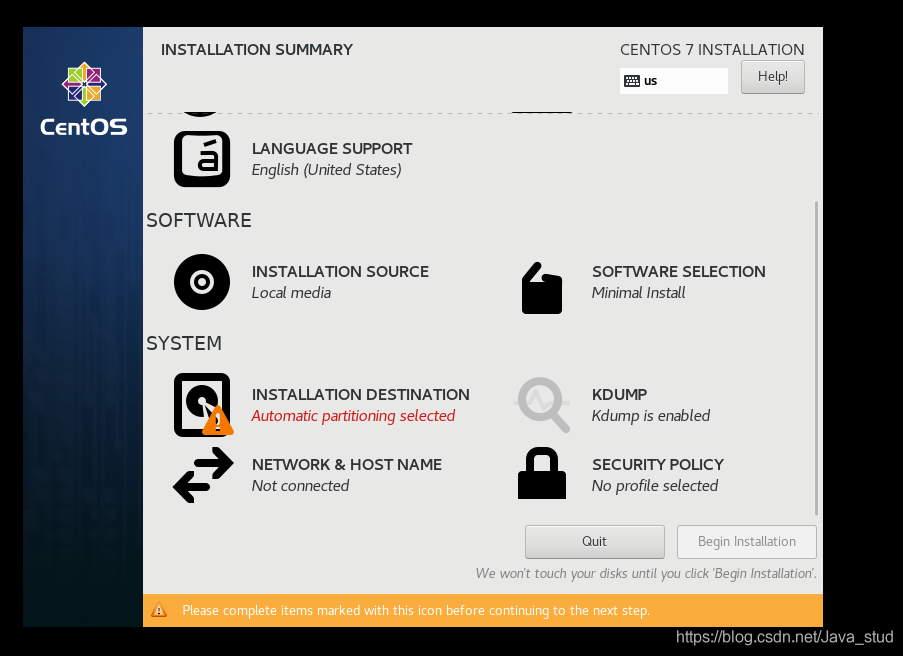 史上最详细的,保姆级讲解，centos7 minimal版在VMware上安装，亲测有效 - 哔哩哔哩
