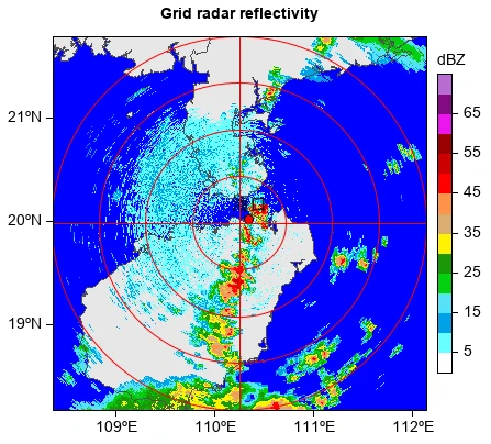 雷达基数据处理 - 规则网格PPI、组合反射率、CAPPI - 哔哩哔哩