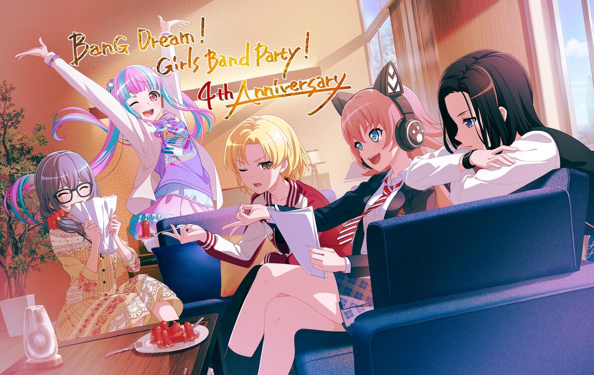 【BanG Dream!】手游周年贺图+登录主视觉图 - 哔哩哔哩