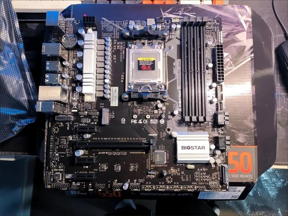 入门锐龙R5-7500F 和 映泰B650MP-E PRO 简测 - 哔哩哔哩