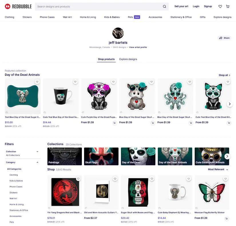 KEITH律所代理艺术家JEFF BARTELS 80多张版权画发案维权！案件号：23-cv-150 - 哔哩哔哩