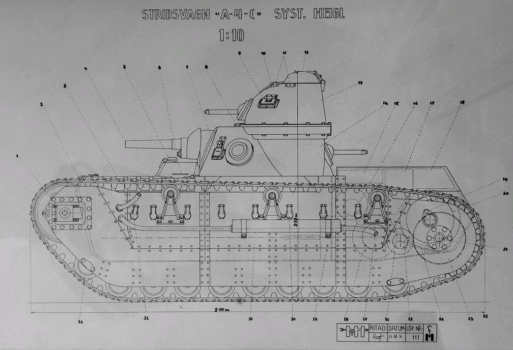 瑞典坦克发展简史（一）：strv m/31&fm/31 - 哔哩哔哩