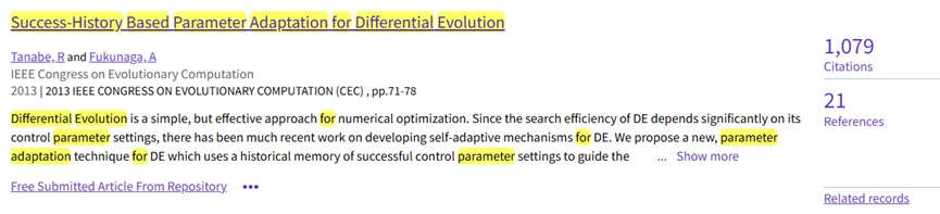 高性能优化器SHADE——基于成功历史记忆的适应性DE原理介绍及其代码实现(MATLAB/PYTH - 哔哩哔哩