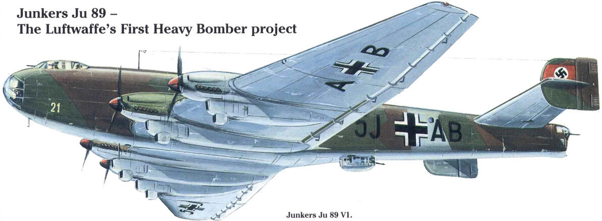 德国容克Junkers Ju 89重型轰炸机 - 哔哩哔哩