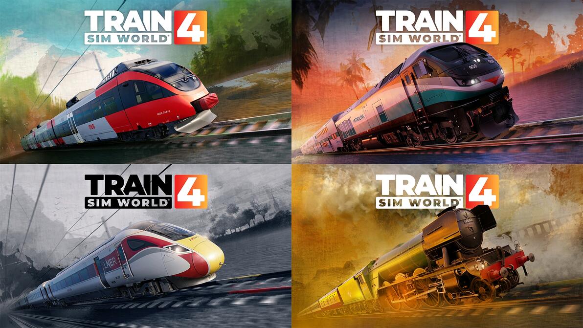 【TSW4】新线路及机车详细介绍 新功能改进及预览 8月Roadmap线路图 - 哔哩哔哩