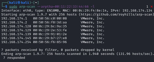 Arp-Scan全参数详细教程 Kali Linux & Termux教程 黑客入门教程 - 哔哩哔哩