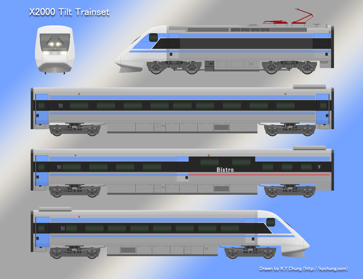 【五分钟了解 瑞典铁路的高速度 中国铁路的新时速】X2000摆式列车 - 哔哩哔哩