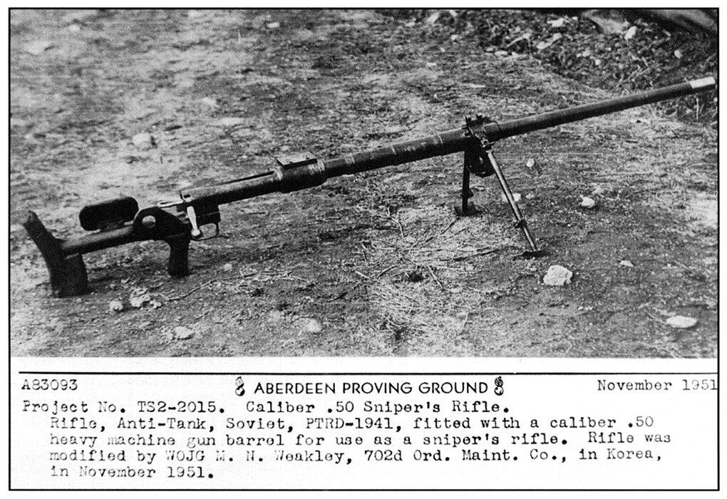 轻武器科普之PTRD-41反坦克步枪——恶臭反坦克步枪（ - 哔哩哔哩