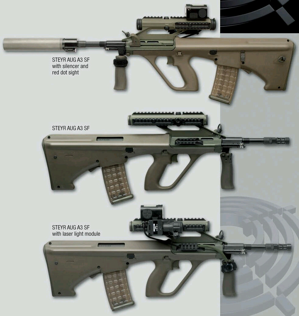轻武器科普之AUG枪族以及改进型（流量党慎入） - 哔哩哔哩