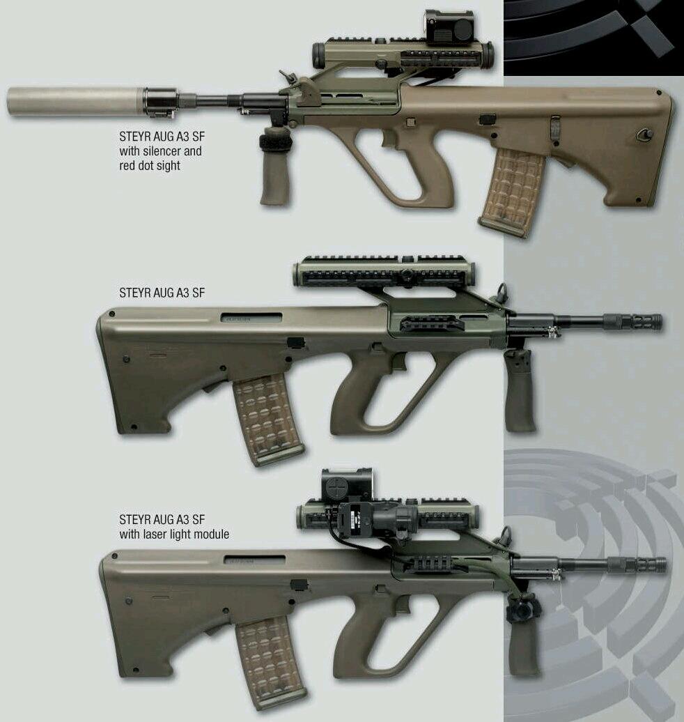 轻武器科普之AUG枪族以及改进型（流量党慎入） - 哔哩哔哩