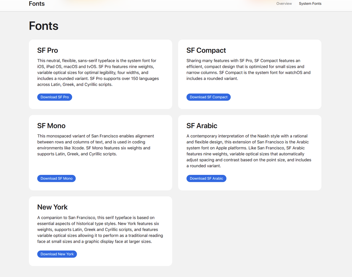 Windows 安装苹果字体 - 哔哩哔哩