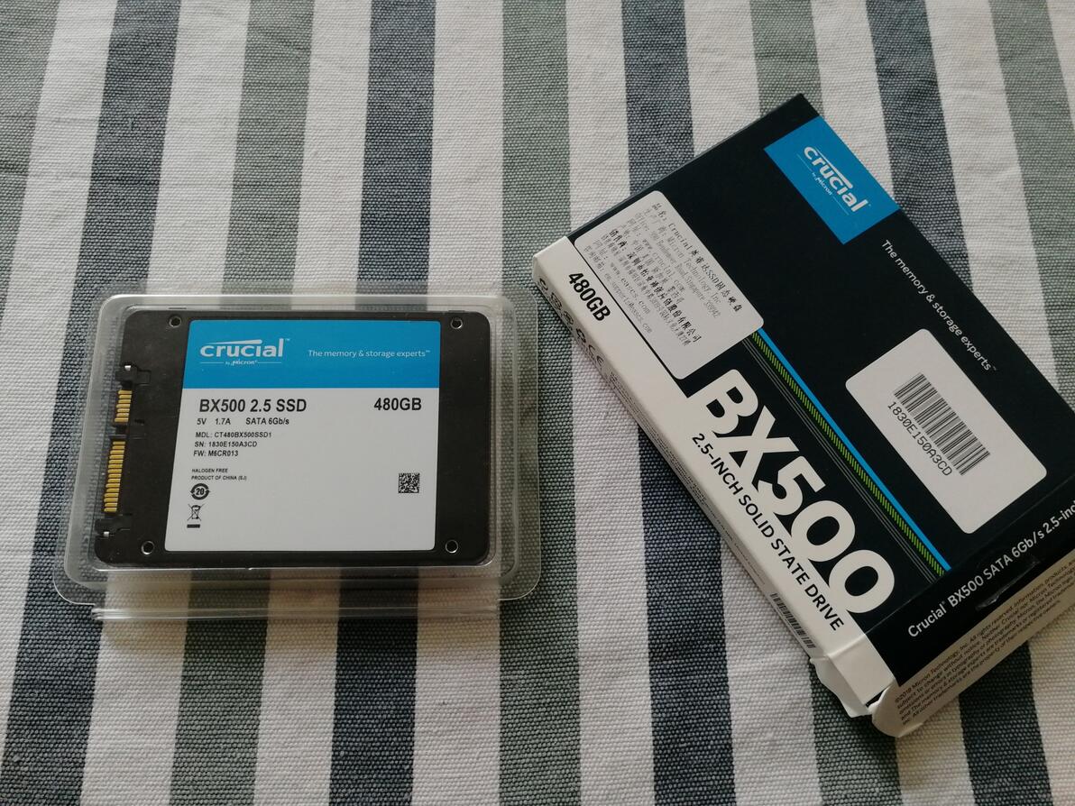 【简测】良心还是坑爹？镁光BX500开箱+简测 - 哔哩哔哩