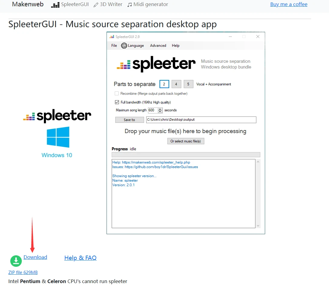SpleeterGUI：安装及其使用方法 - 哔哩哔哩