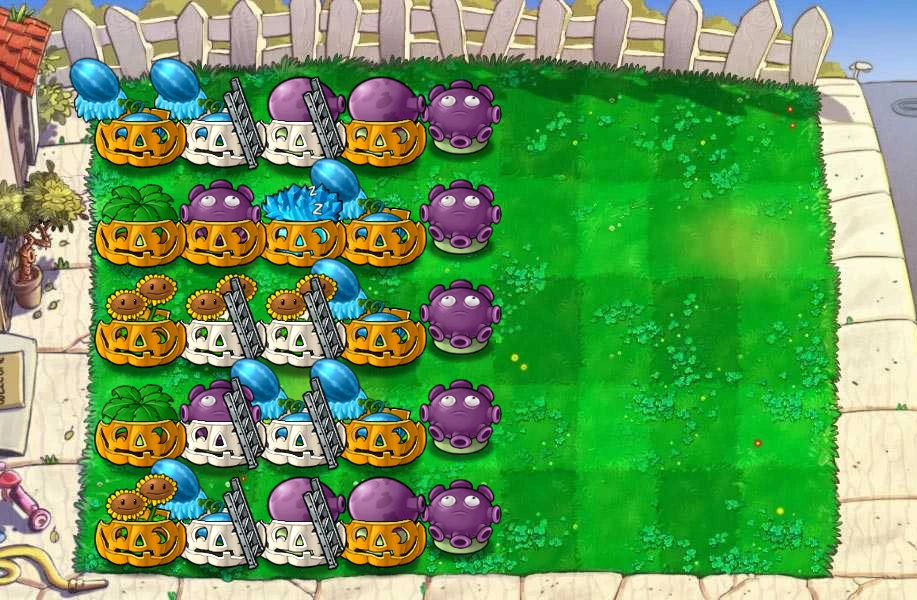 (Part 1) List of Common PVZ Setups with English Names - 哔哩哔哩