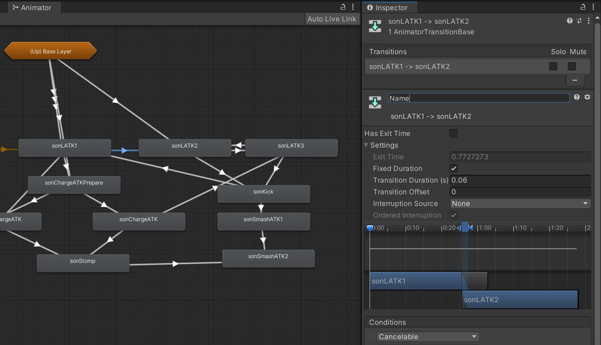 [UArticle]使用Unity动画状态机制作流畅的动作游戏——动画状态机使用心得分享 - 哔哩哔哩