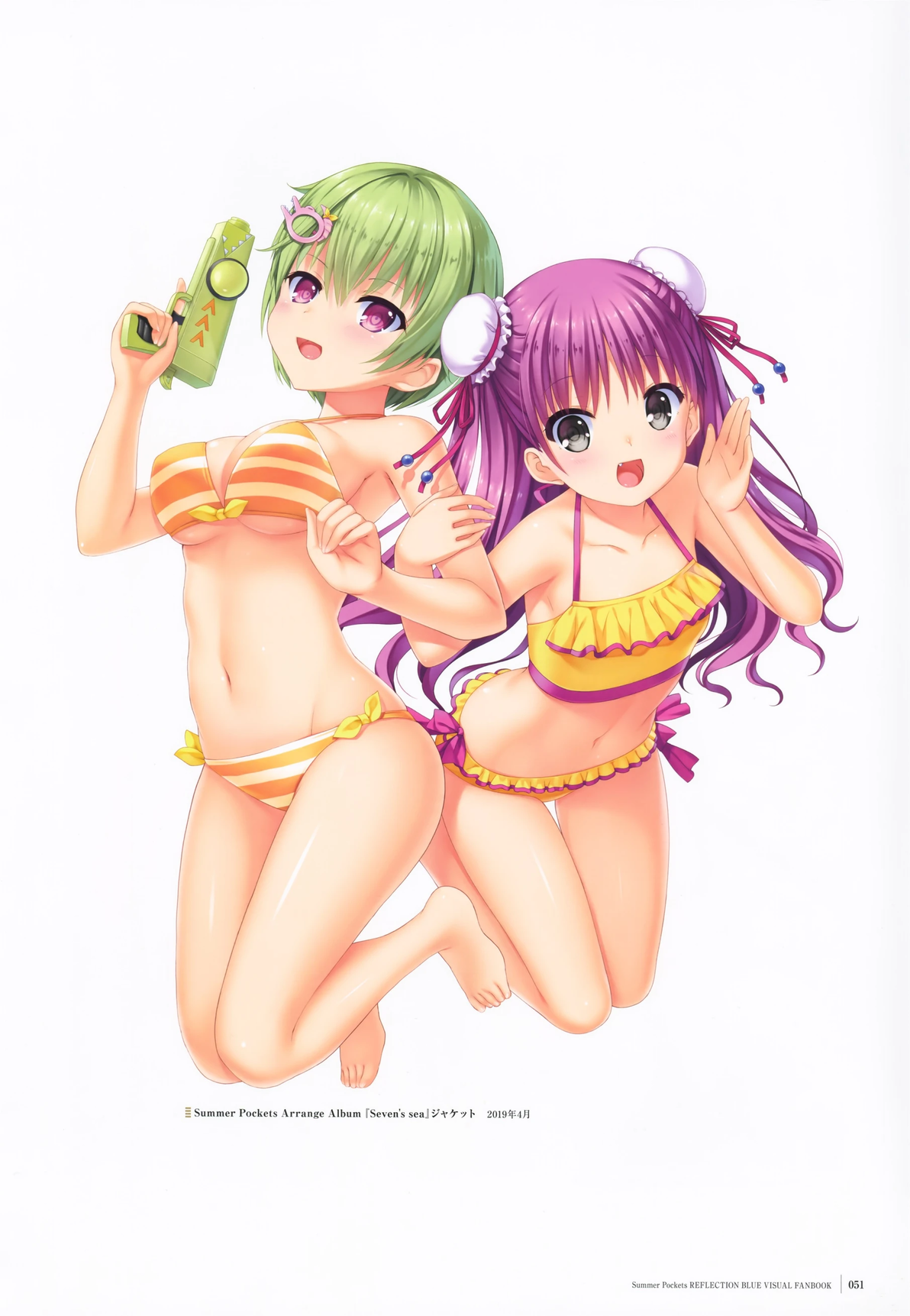 Summer Pockets REFLECTION BLUE VISUAL FANBOOK（夏日口袋：映蓝序言美术设定集）一 - 哔哩哔哩