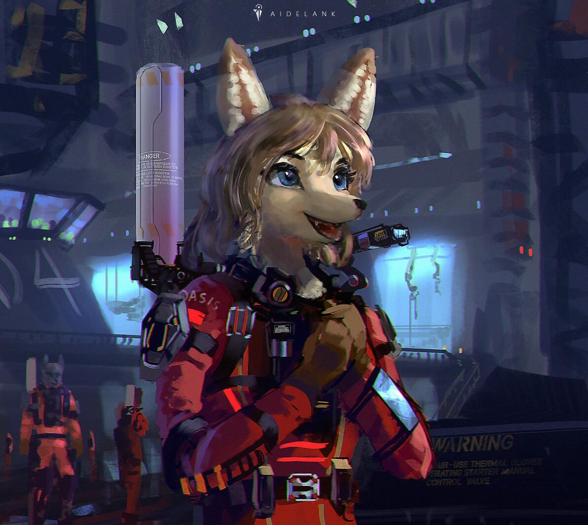 Furry图片分享：@Aidelank - 哔哩哔哩