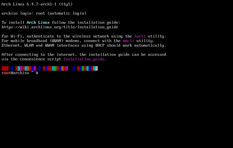 Arch Linux 完全安装教程 2024.8 - 哔哩哔哩