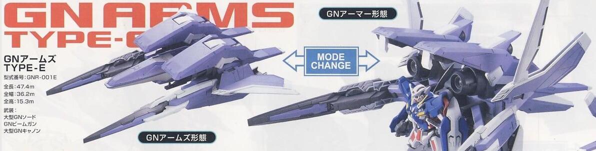 HG GN Arms Type-D & Type-E，GN马甲D&E说明书翻译 - 哔哩哔哩