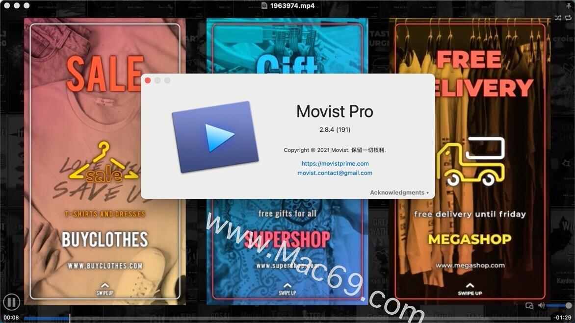 超实用的媒体播放器：Movist Pro for Mac中文版 - 哔哩哔哩
