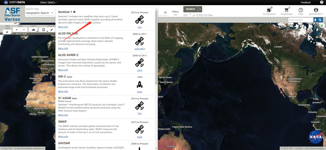 【数据共享】哨兵1号数据下载（Sentinel-1） - 哔哩哔哩