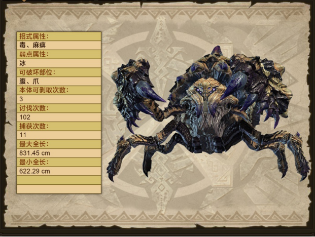 《怪物猎人Online》怪物图鉴【甲壳种】【甲虫种】 - 哔哩哔哩