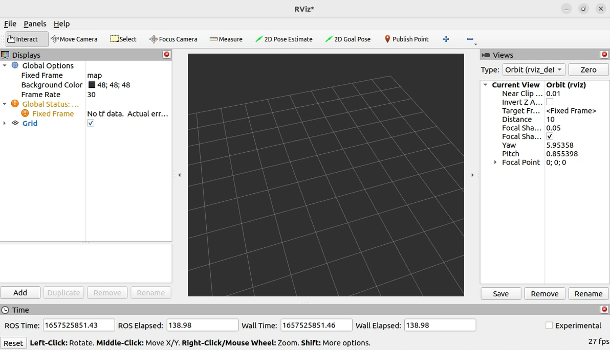 6.2 rviz2 基本使用 - 哔哩哔哩