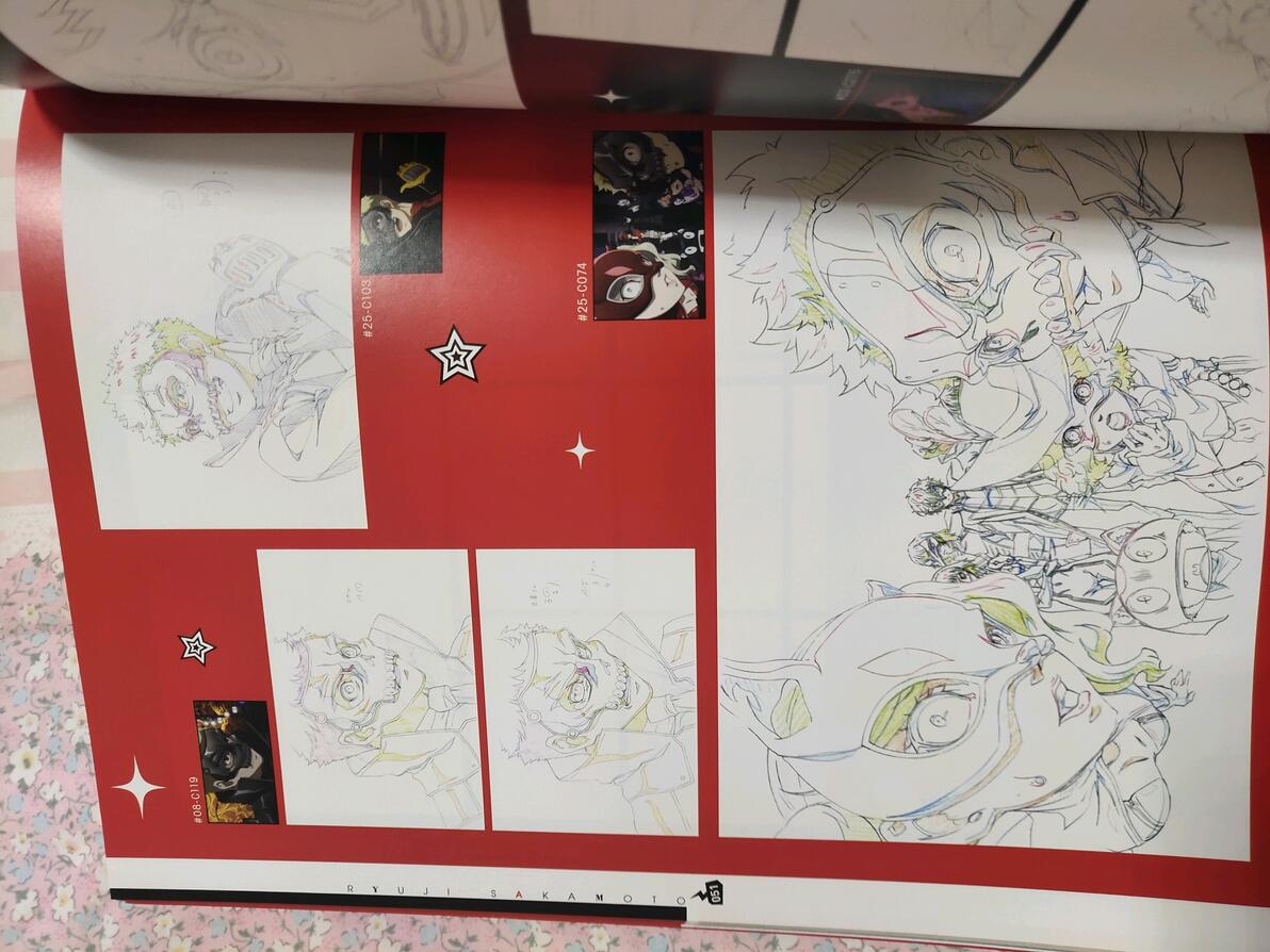 分享一下p5相关的画集/设定集(含同人) - 哔哩哔哩