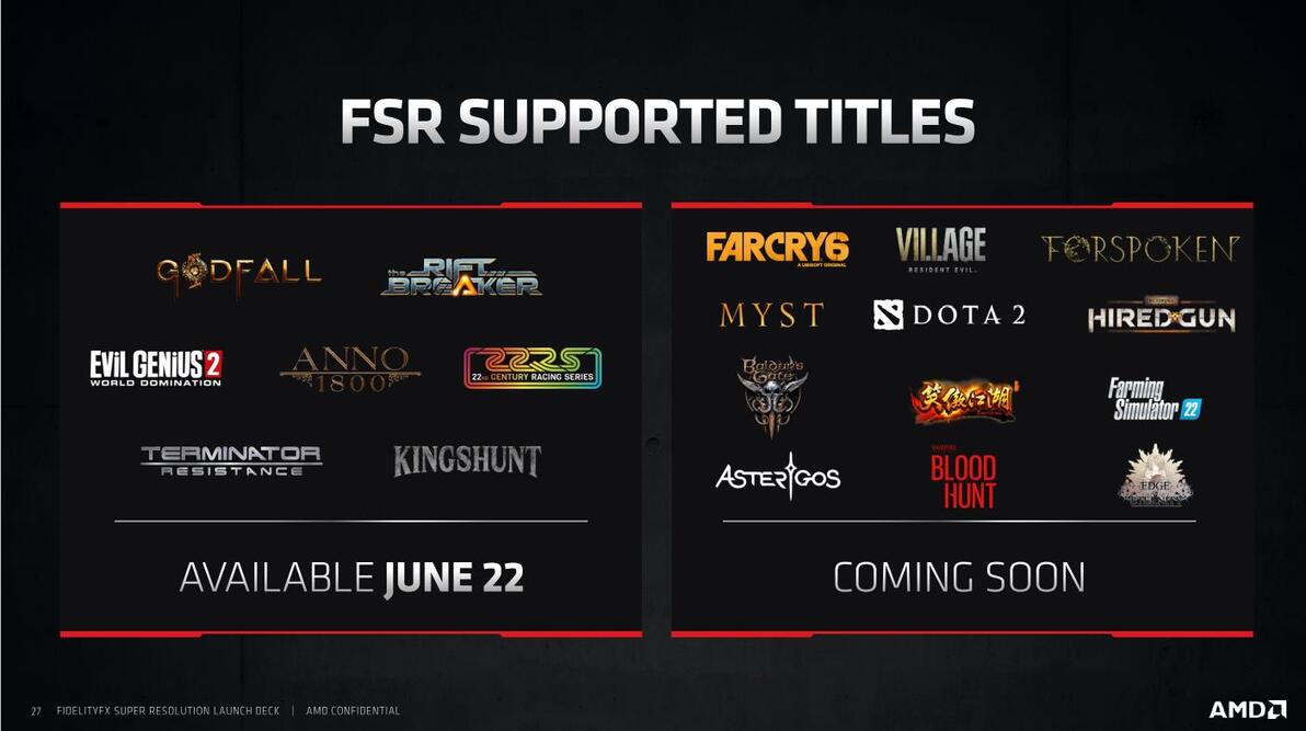 AMD FidelityFX SUPER RESOLUTION（FSR）技术性能与画质测试 - 哔哩哔哩