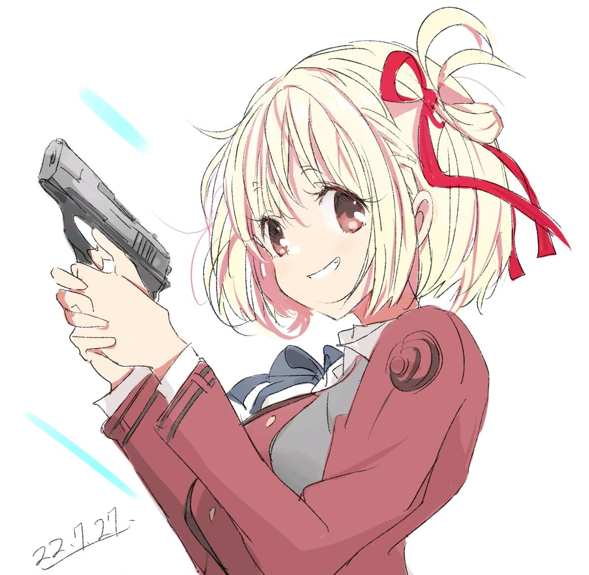 [Lycoris Recoil] 锦木千束 优质图片 - 哔哩哔哩