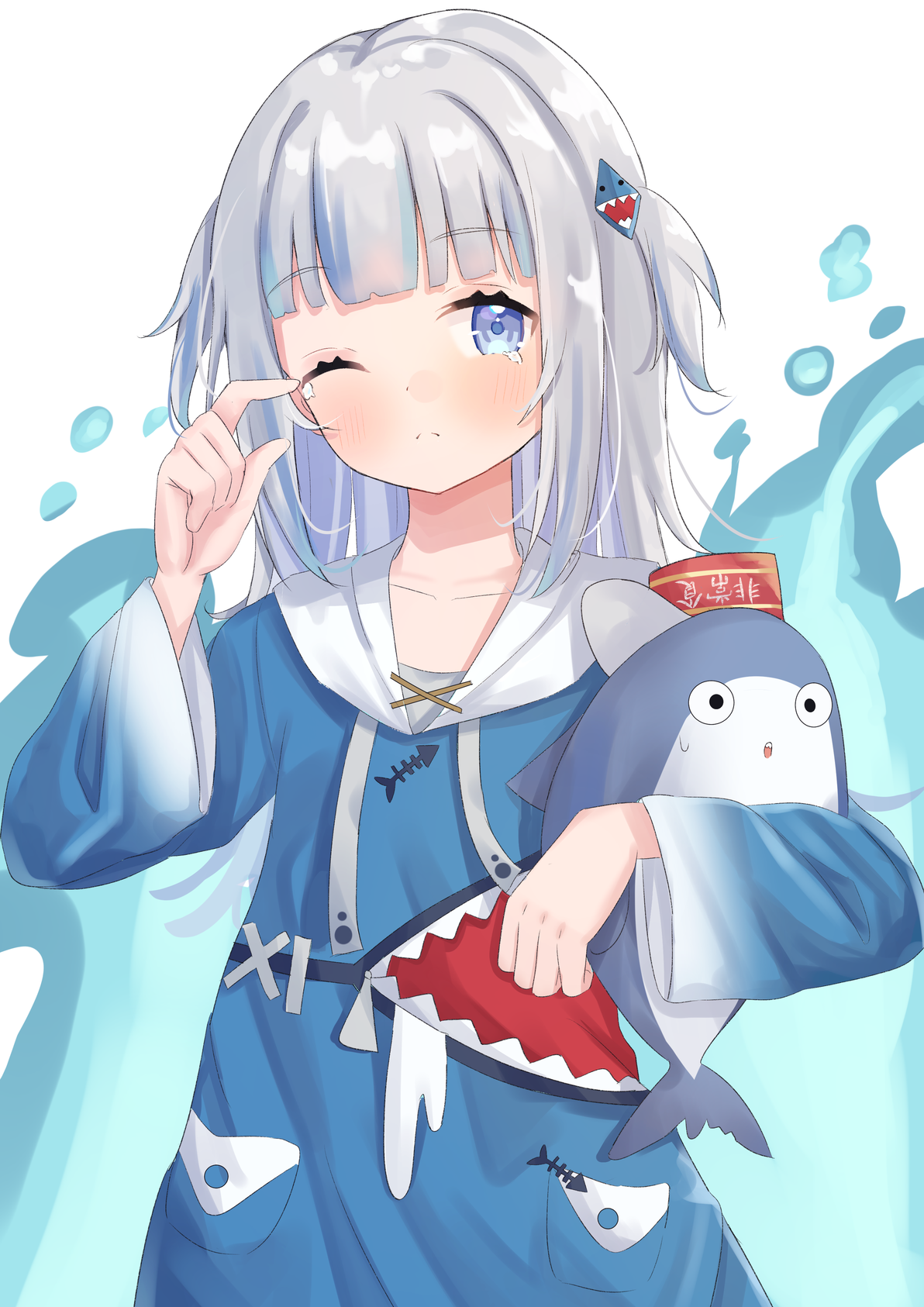 【Vtuber】100张小鲨鱼gura高质量美图，群里湿图不够发了？快进来进货！#85 - 哔哩哔哩