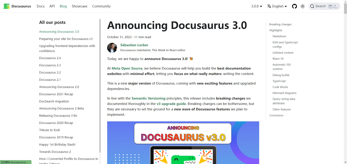 使用 Docusaurus + Git 优雅地搭建自己的文档和博客站点 - 哔哩哔哩