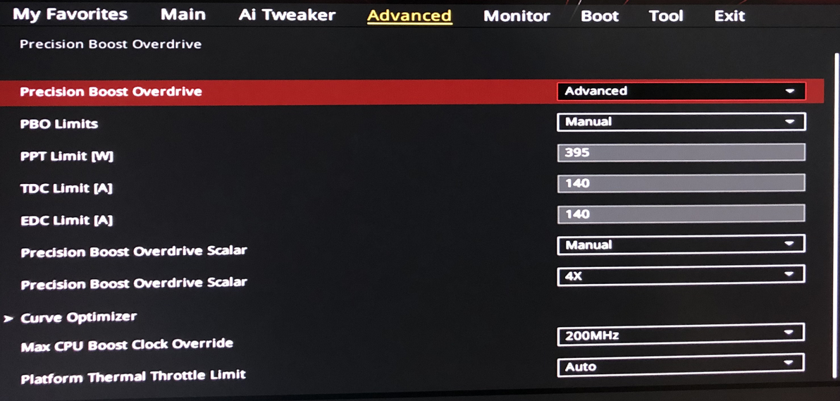 5800X PBO和Curve Optimizer的测试与优化 - 哔哩哔哩