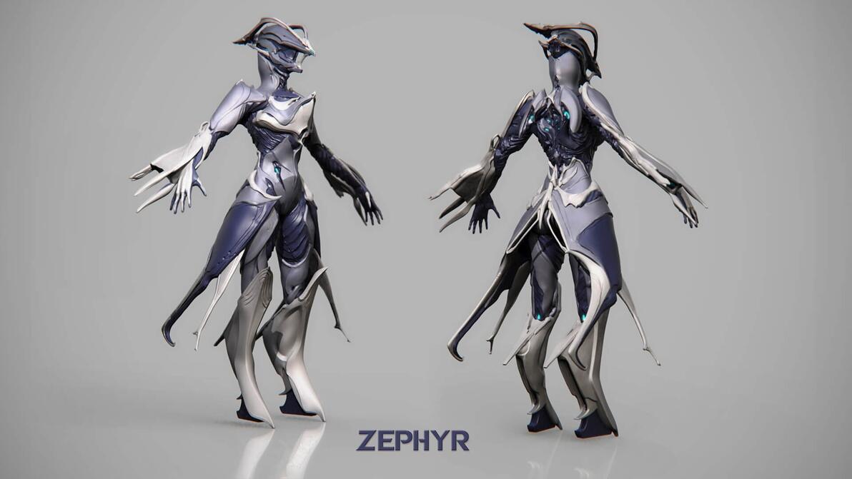 【Warframe】Pablo 在推特工作系列 - Zephyr 老华丽外观概念设计不会出了 - 哔哩哔哩