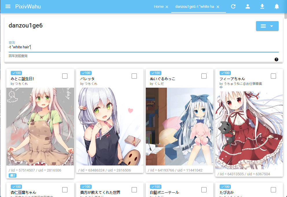 PixivWahu ， Pixiv 收藏管理工具 - 哔哩哔哩