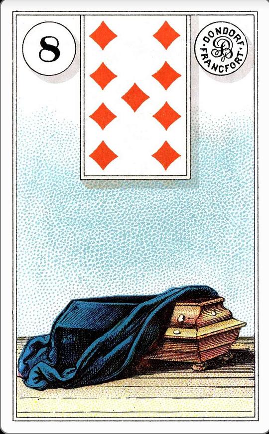 #利诺曼# #雷诺曼# #the Essential Lenormand 翻译#8.Coffin 棺材 - 哔哩哔哩